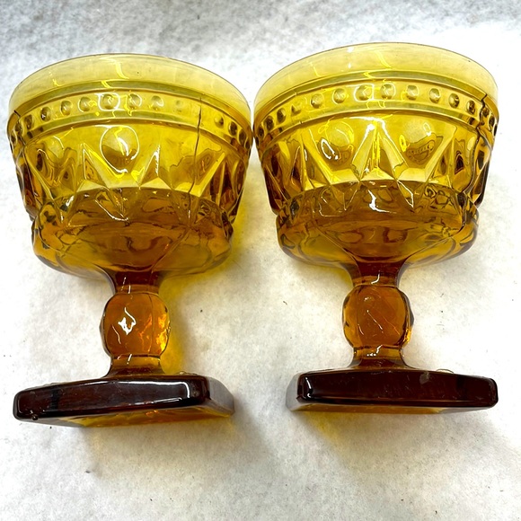 Indiana Glass | Dining | Indian Glass Co Vintage Pair Of Goblets Mint ...